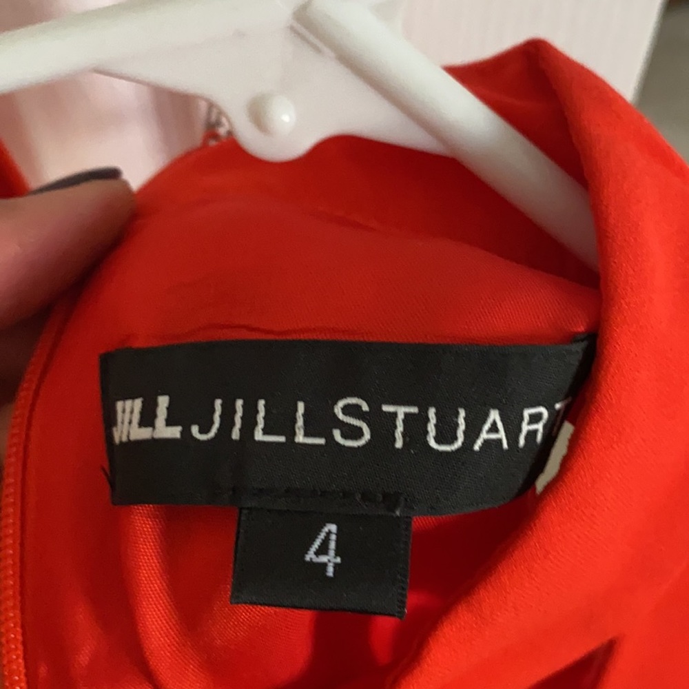 Stunning Jill Jillstuart Red Orange Dress In Size 4 - Gem